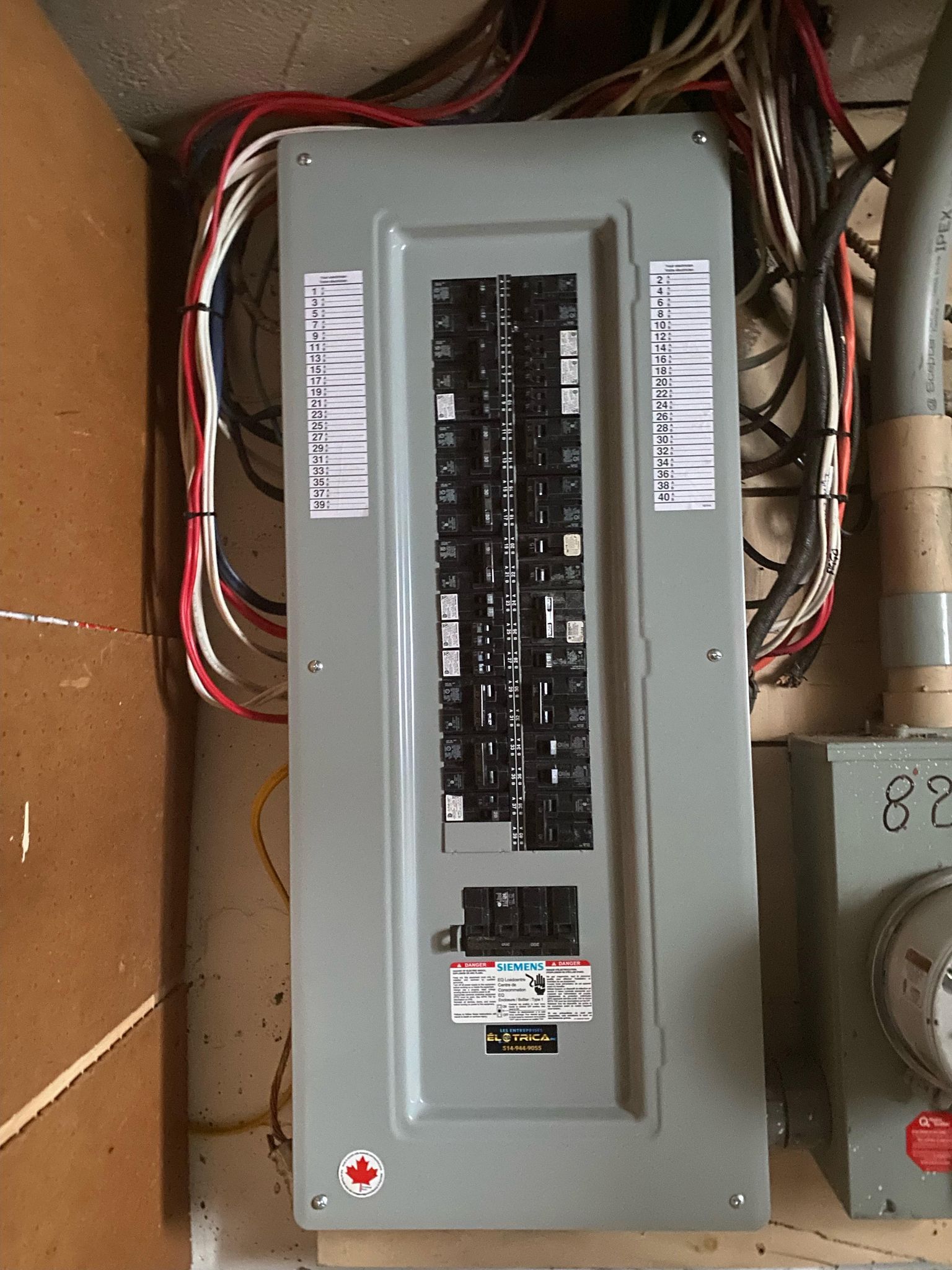 Panneau • Entrée électrique | Lusano Électrique inc.